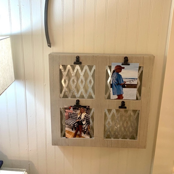 Accents | Metal And Wood Photo Message Holder | Poshmark